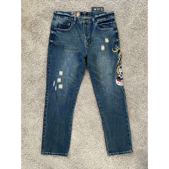 Ed Hardy | Jeans | New Ed Hardy Slim Fit Tapered New York City Eagle ...